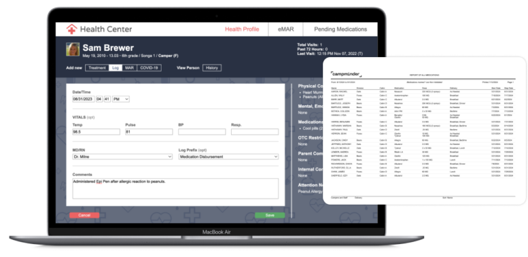Comprehensive Health Management with Campminder