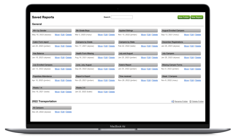 Campminder Reporting | Data-Driven Camp Excellence