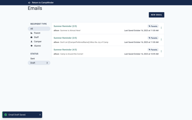 Campminder Features | Elevate Your Camp Management