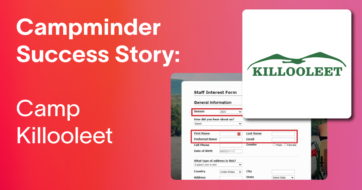Camp Killooleet Case Study - Campminder